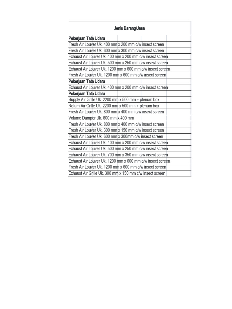 Diffuser Grille | PDF