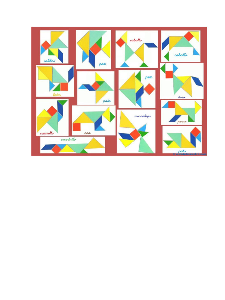 tangram figuras | PDF