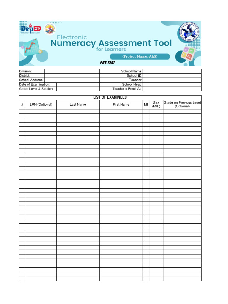 Numeracy Skills Assessment Report | PDF | Statistics | Behavior ...
