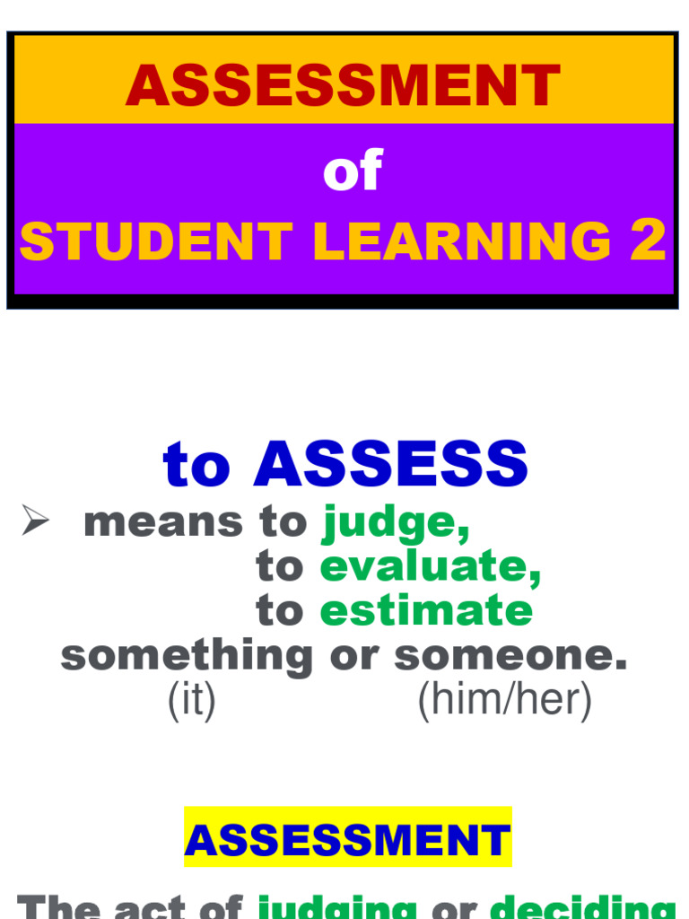 ASSESSMENT-2-Types-of-Assessment-Handout | PDF | Educational Assessment ...