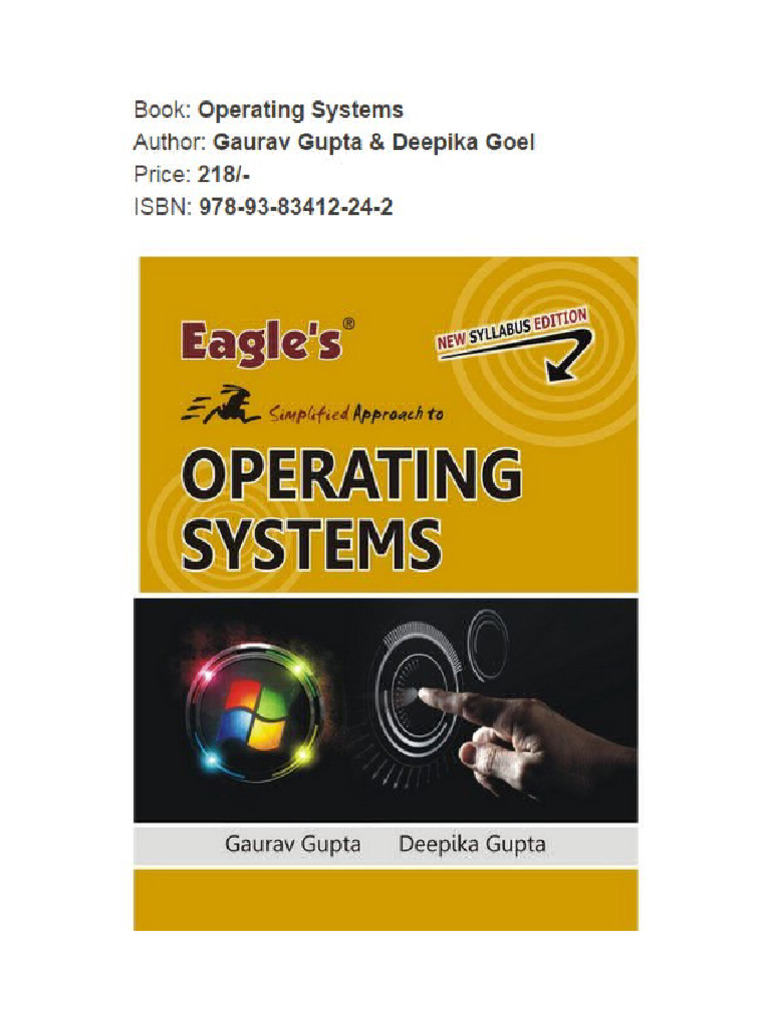 Operating System Pdf
