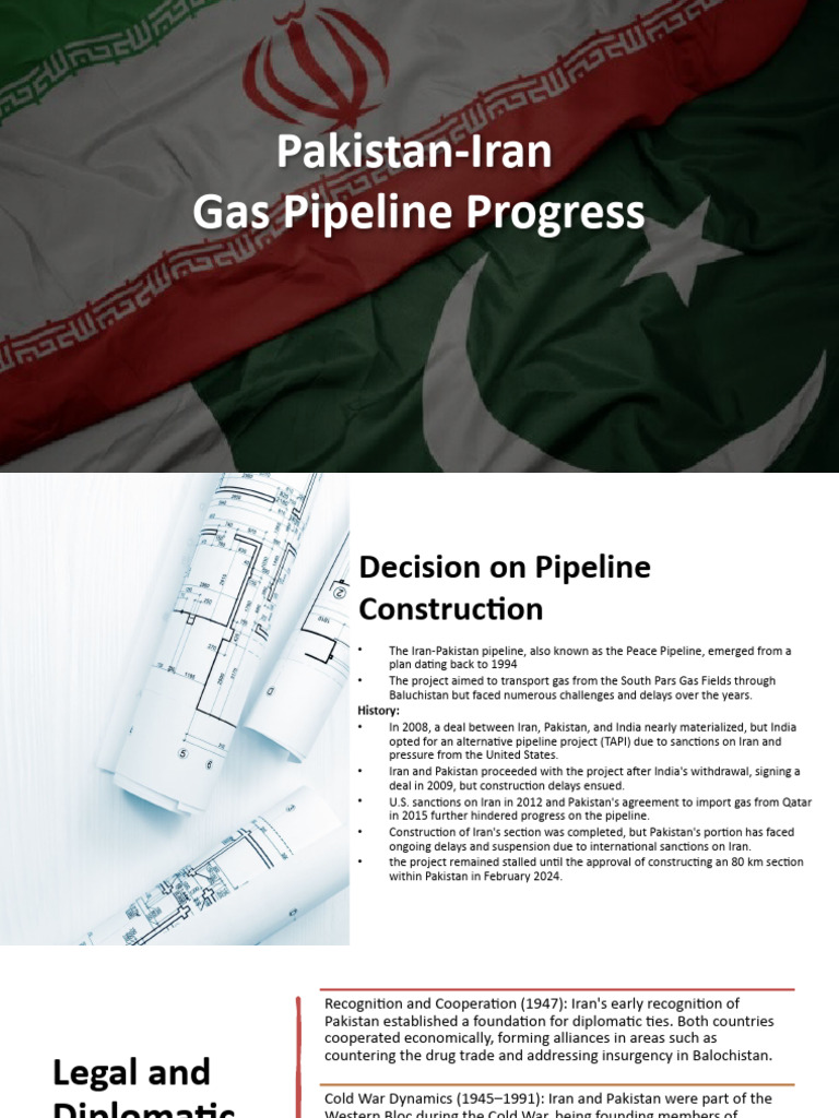 Pakistan-Iran Gas Pipeline Progress | PDF | Pakistan | Diplomacy