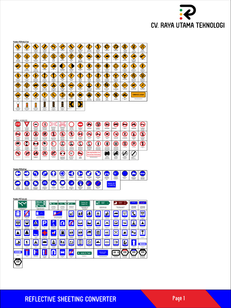 Rambu Peringatan: Rawan Kecelakaan | PDF