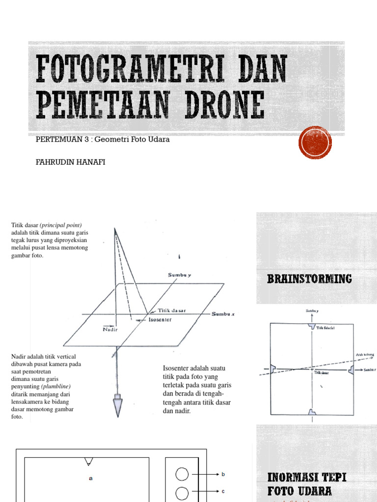 Geometri Foto Udara dan Displacement | PDF