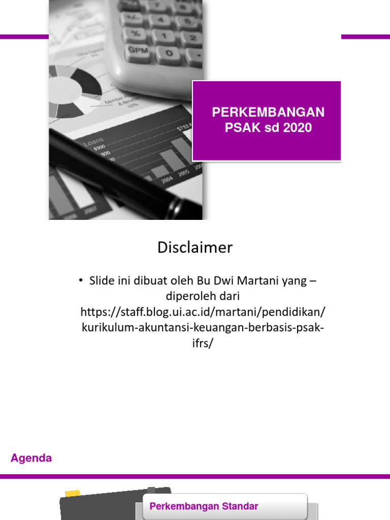 Perkembangan PSAK dan IFRS 2020 | PDF