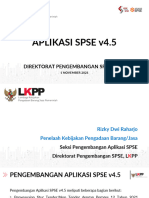 Inplementasi Spse 4.5 PUPR Penyedia | PDF