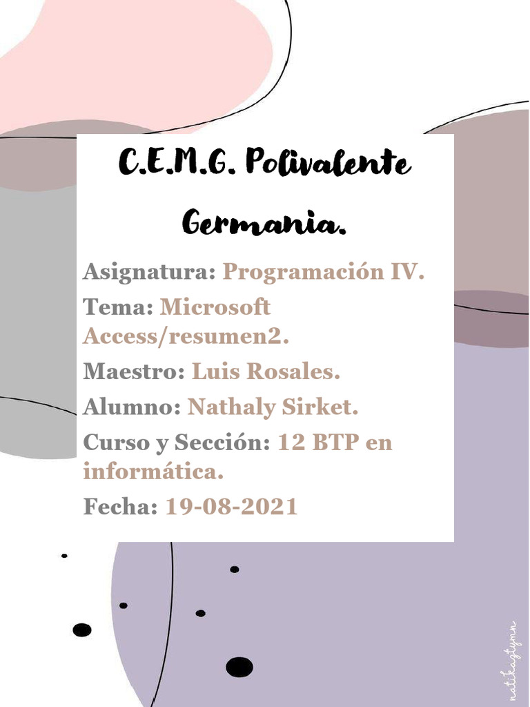 Cuestionario3, Programación IV. | PDF | Software | Informática