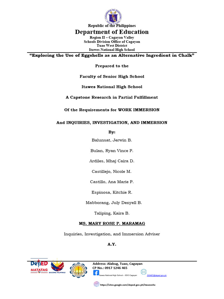 Research Format | PDF | Statistics | Limestone