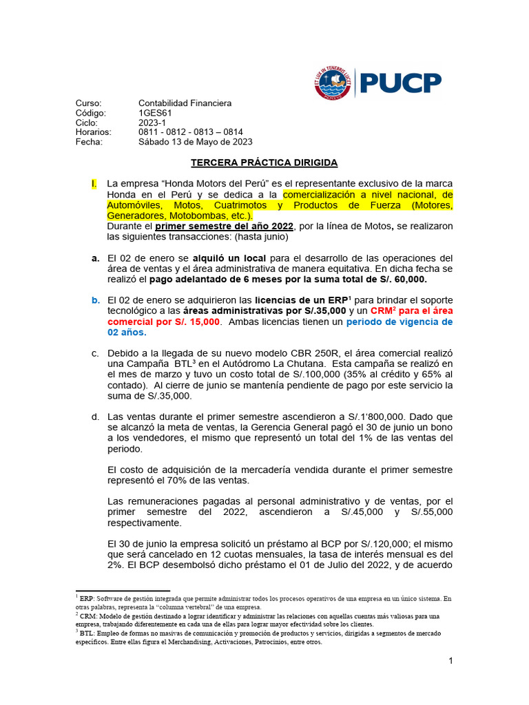 PD3 2023-1 | PDF | Business | Honda