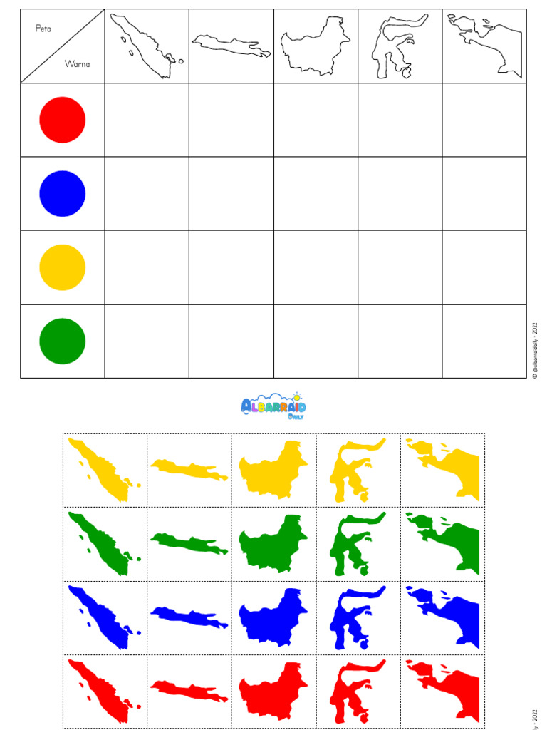 Albarraidaily Color Code Indonesian Map | PDF