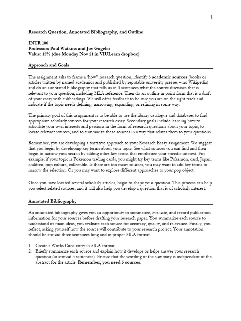 Pop Culture Analysis Research Question | PDF | Essays | Bibliography