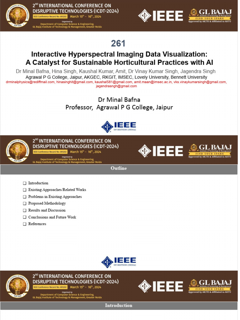 Paper 261 PPT ICDT 2024 | PDF | Wellness | Computers
