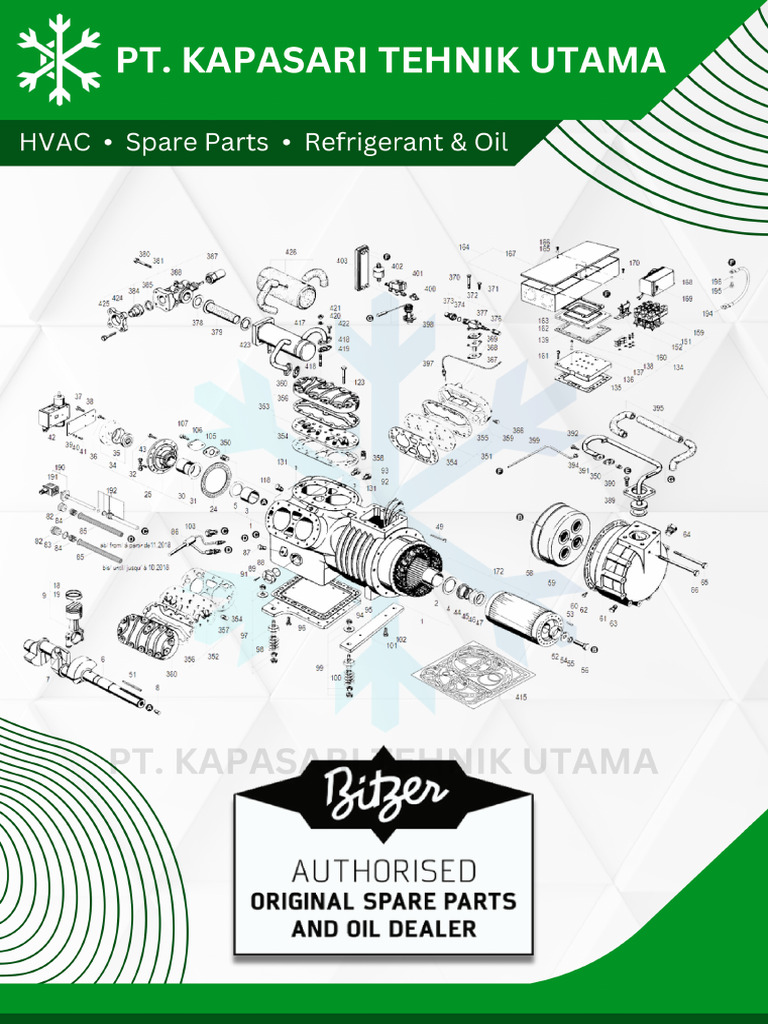 Bitzer Spare Parts Brochure (A4) | PDF