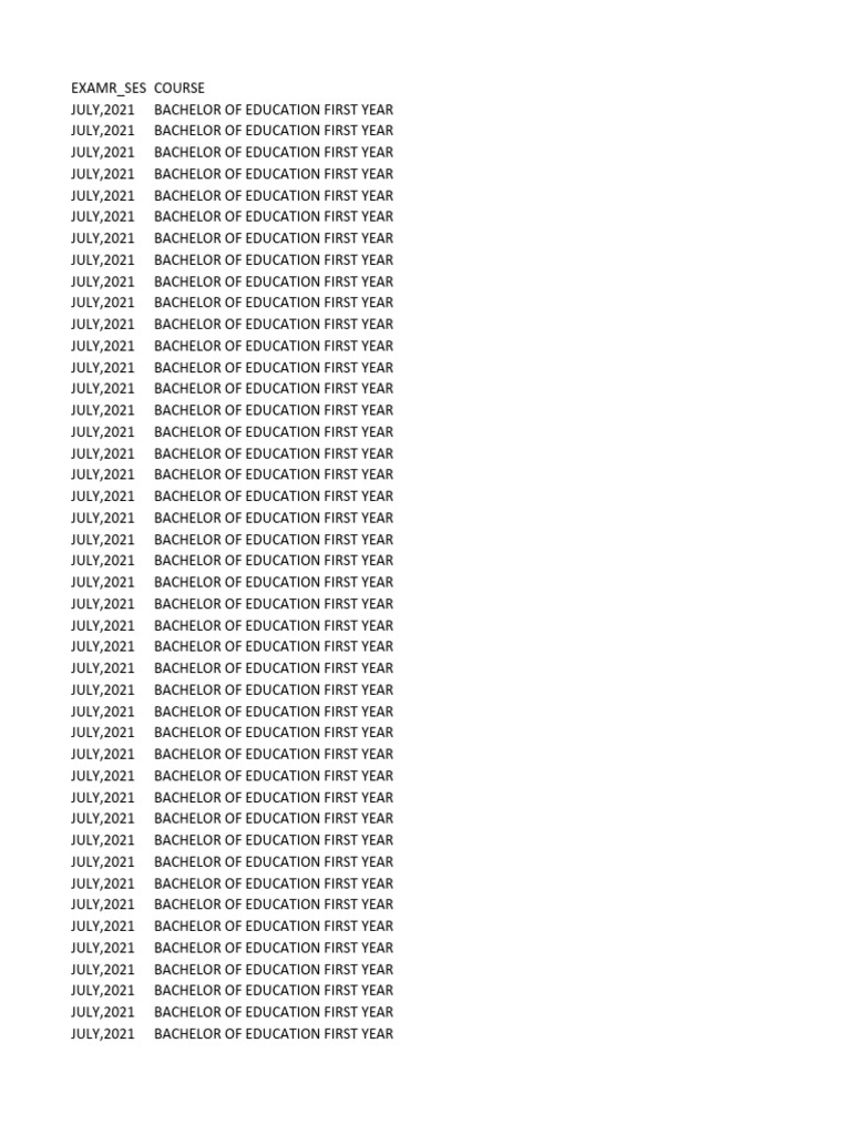 Result B.ed Second Year and First Year Reappear Oct 2021 | PDF | Titles ... Result B.ed Second Year and First Year Reappear Oct 2021 | PDF | Titles ...