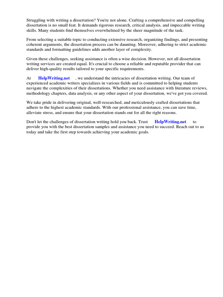 Best Dissertation Sample | PDF | Thesis | Marketing