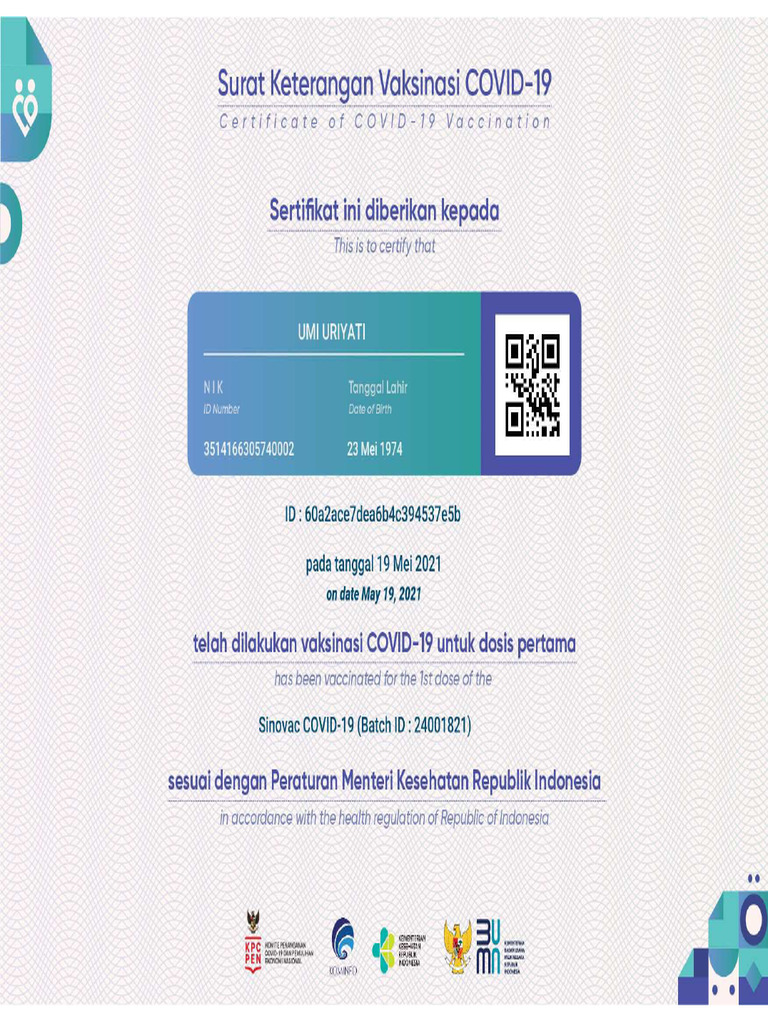 Vaksin 01 Umi Uriyati 0302 | PDF