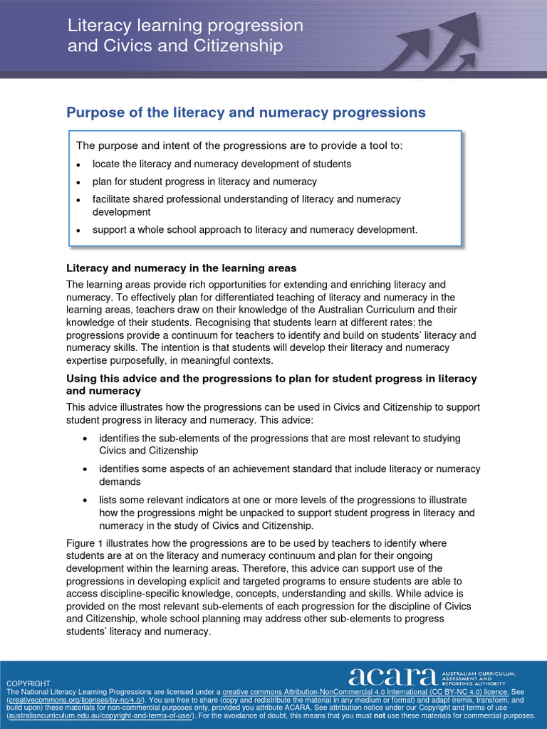 Literacy Civics and Citizenship | PDF | Literacy | Creative Commons License
