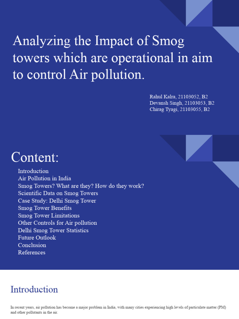 Evs PPT | PDF | Air Pollution | Smog
