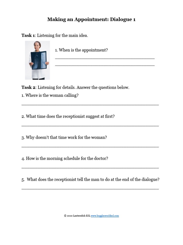 Making Appointment New 1 | PDF