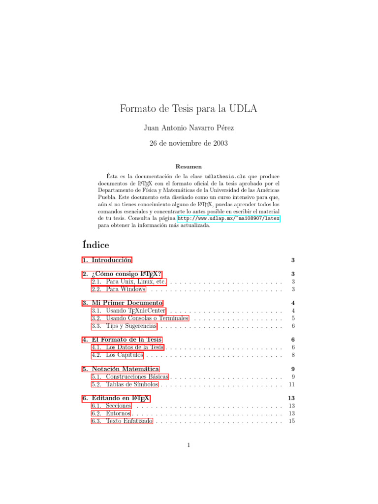 Latex_tutorial | PDF | Te X | Archivo de computadora