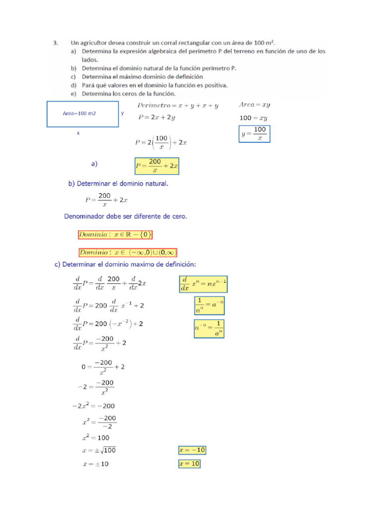Derivadas Ejercicio 03 | PDF