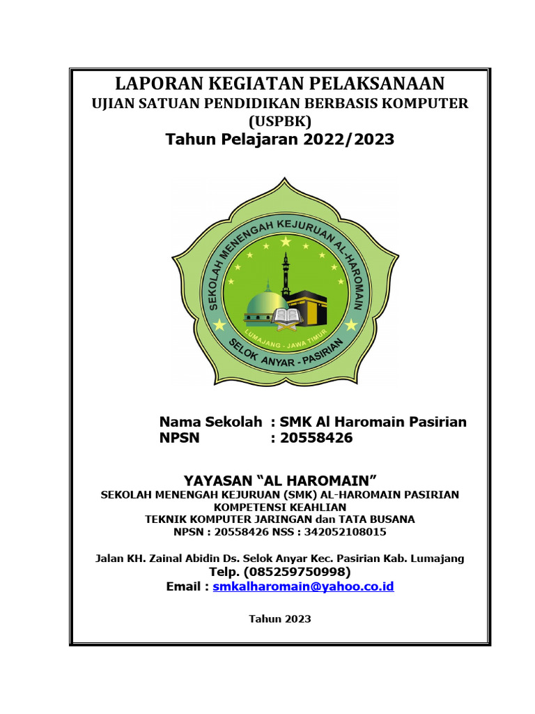Cover Laporan Usp 2022-2023 | PDF