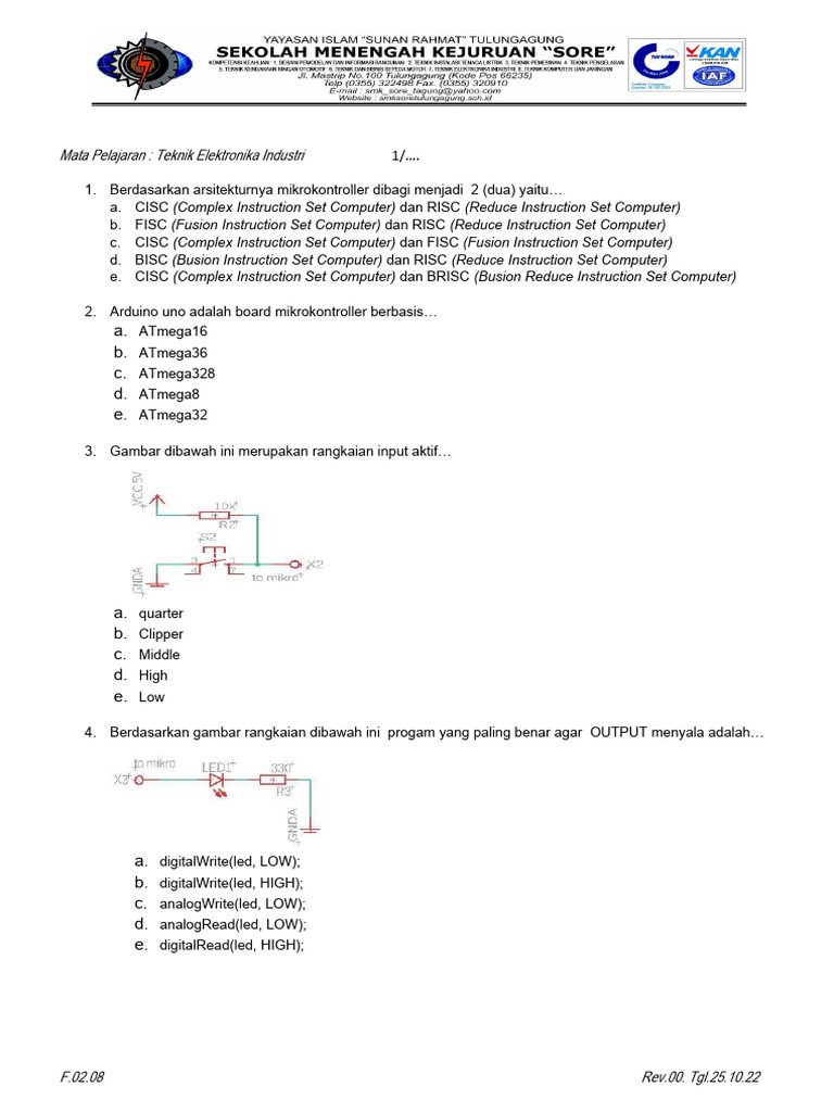 03 Lembar Soal Pilihan Ganda STS Genap 2024 | PDF | Teknologi & Rekayasa