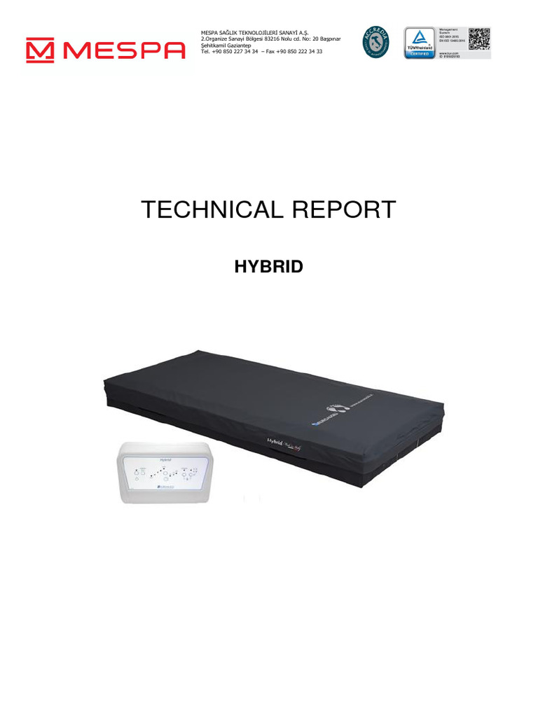 Technical Report Hybrid-Rev3 2020 | Download Free PDF | Mattress | Polyurethane