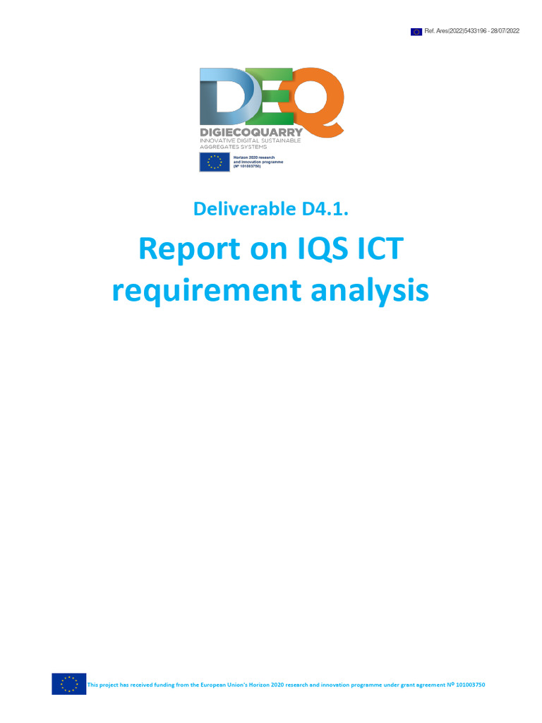 D4.1 - Informe Sobre El Análisis de Requisitos TIC Del IQS | PDF ... D4.1 - Informe Sobre El Análisis de Requisitos TIC Del IQS | PDF ...