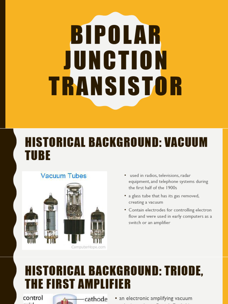 bipolar junction transistor | PDF | Bipolar Junction Transistor ...