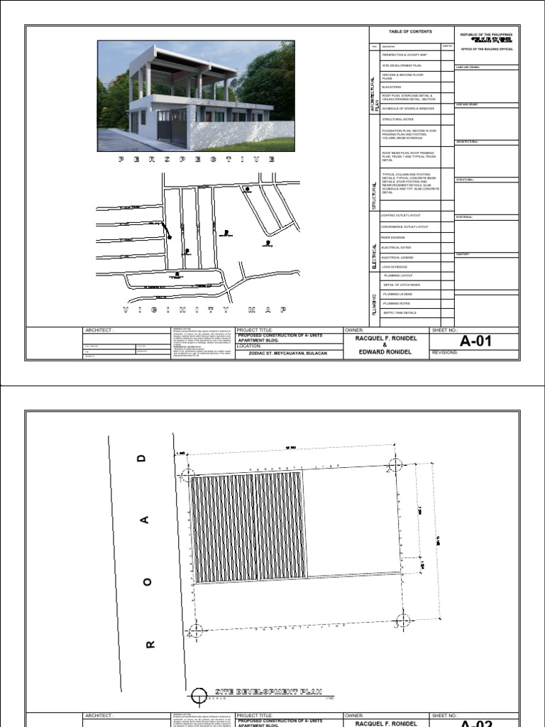 A01 REVISED_merged | PDF | Stairs | Buildings And Structures