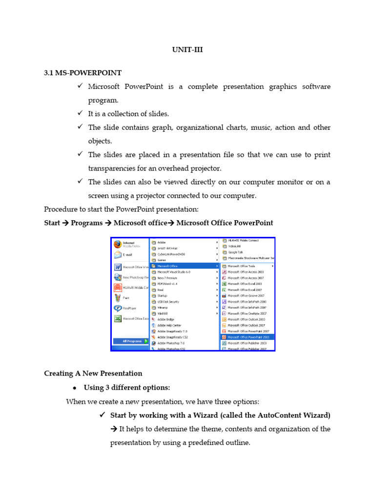 Unit Iii | Download Free PDF | Microsoft Power Point | Page Layout