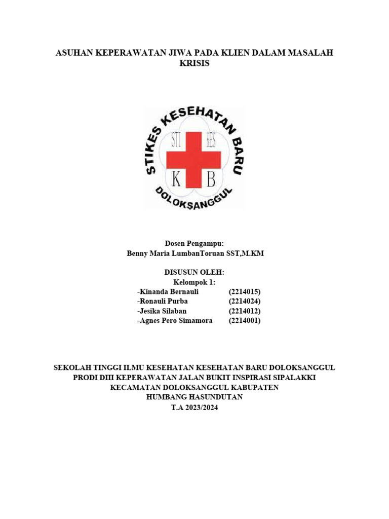 Asuhan Keperawatan Jiwa | PDF | Karier & Perkembangan | Pengembangan Diri