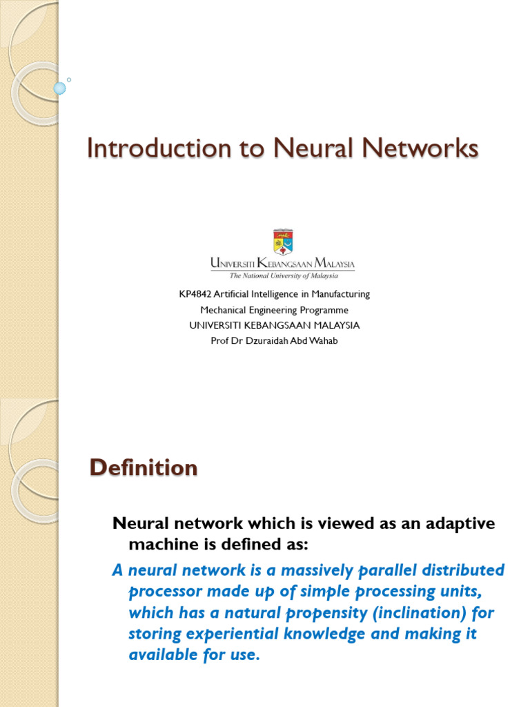 ANN Introduction | Download Free PDF | Artificial Neural Network | Neuron