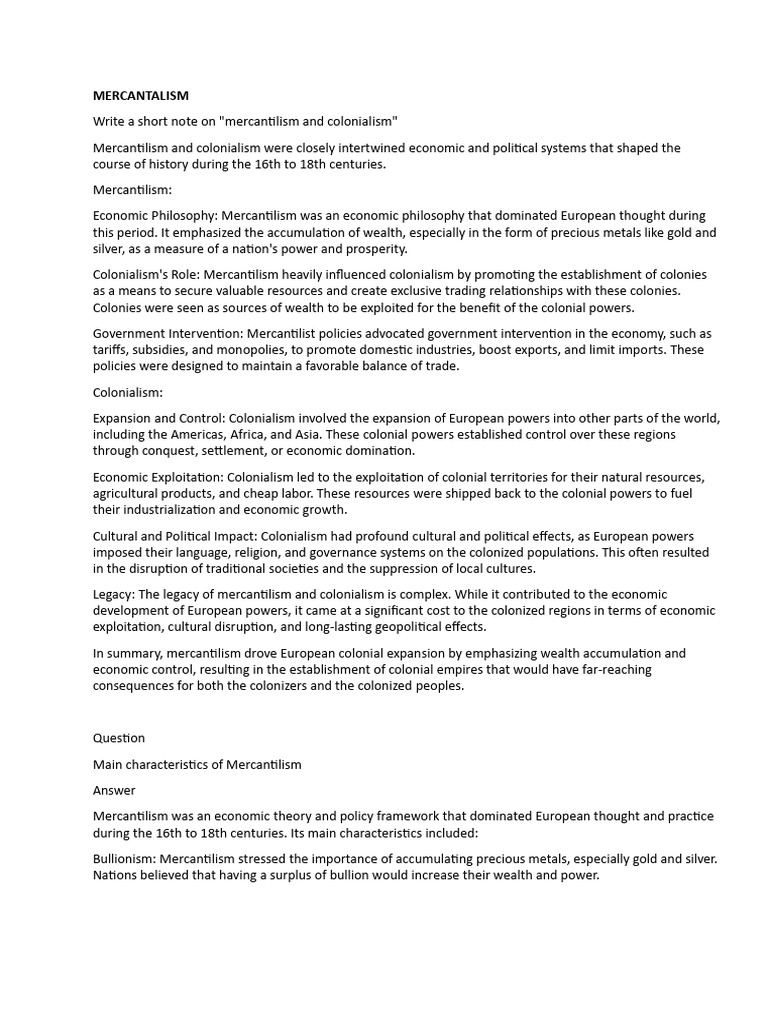 History of economic thought | PDF