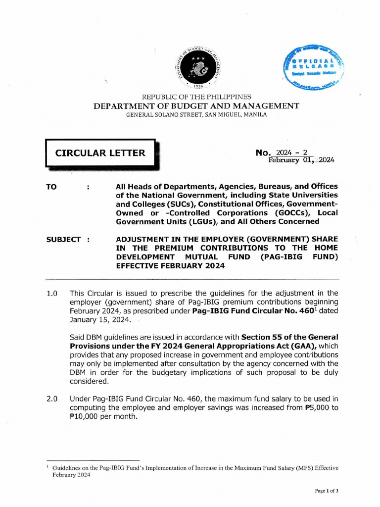 Pag-IBIG Circular No. 460 Updates | PDF | Government | Public Finance