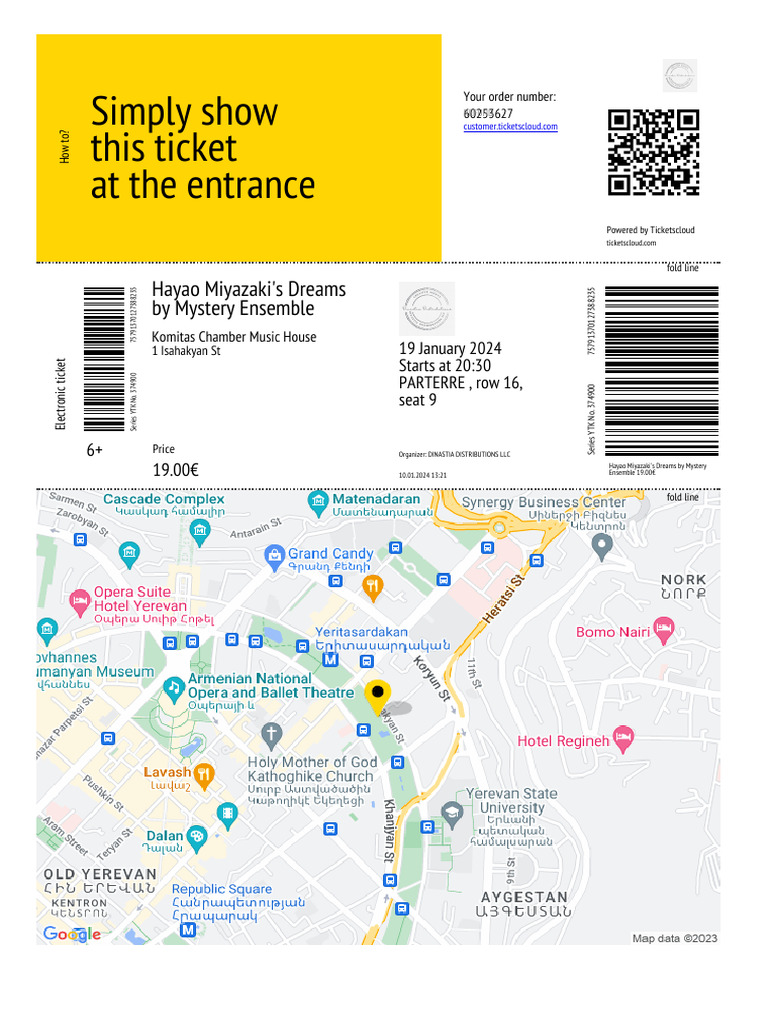 Hayao Miyazaki's Dreams Ticket Info | PDF