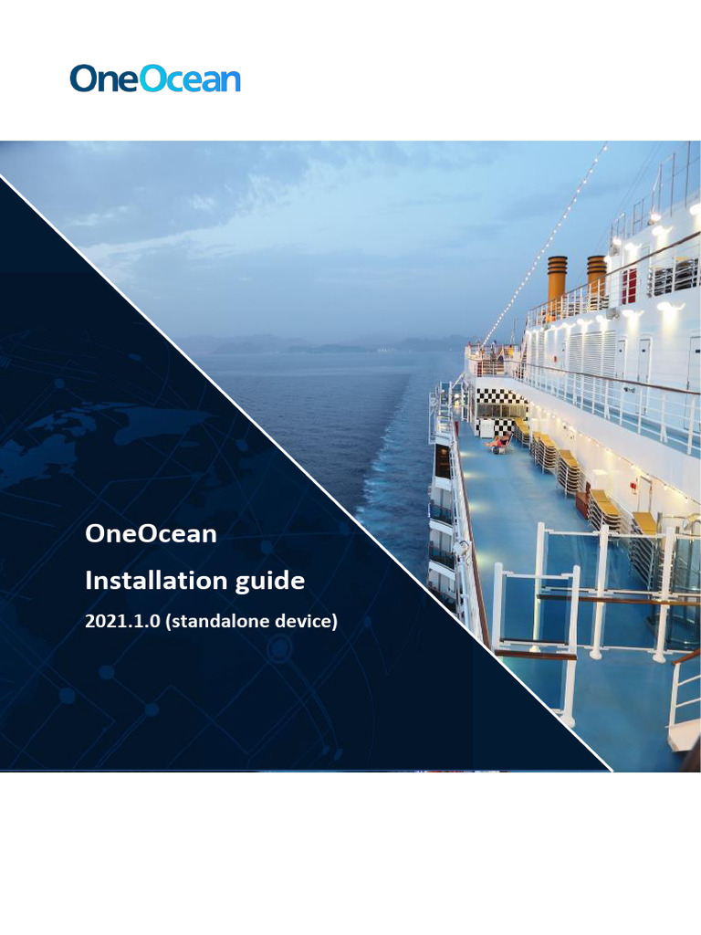 OneOcean Installation Guide 2021.1.0 (Standalone Device) | PDF ...