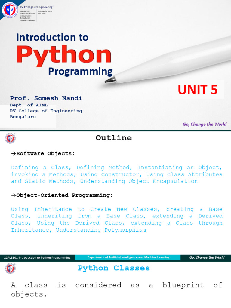 Python Unit 5 Pdf Programming Constructor Object Oriented 0854