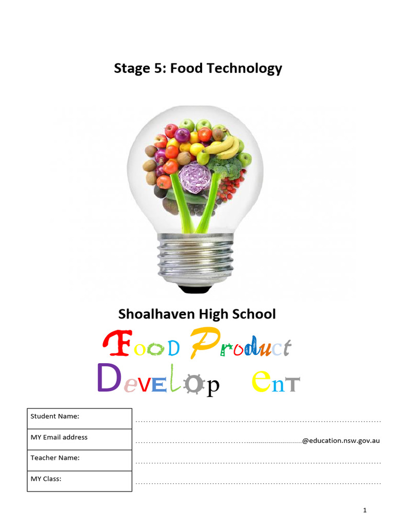 Food Product Development Work Book | PDF | Waste Management | Product ...