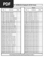 14-Day English Typing Practice Plan | PDF