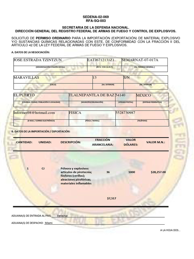 OPCO - U2 - Act4 - Permiso Ordinario | PDF