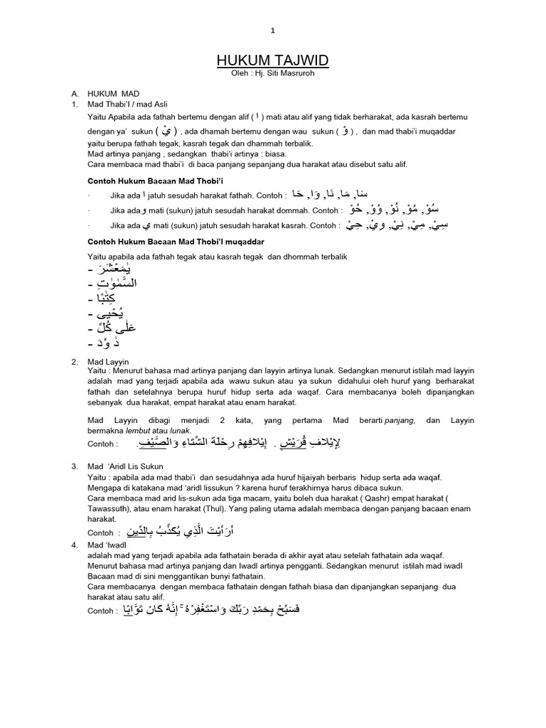 Hukum Tajwid | PDF
