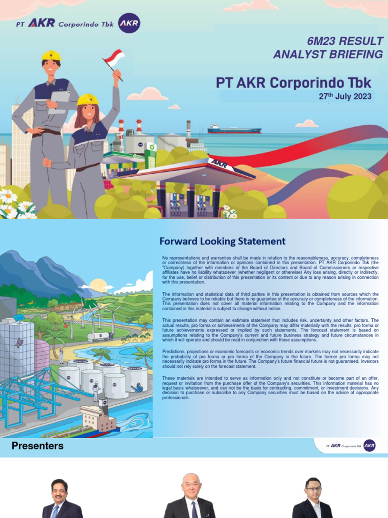 AKR Corp 1H 2023 Performance & Dividends | PDF | Dividend | Balance Sheet
