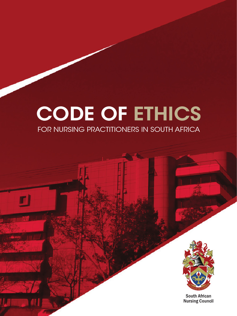 Code of Ethics For Nursing in South Africa | PDF | Nursing | Health Care