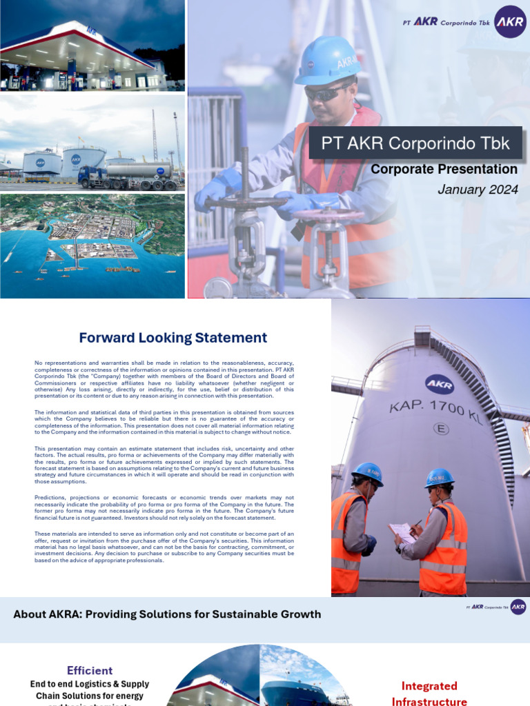 Corpo Presentation AKR Jan 2024 | PDF | Sodium Hydroxide | Forecasting