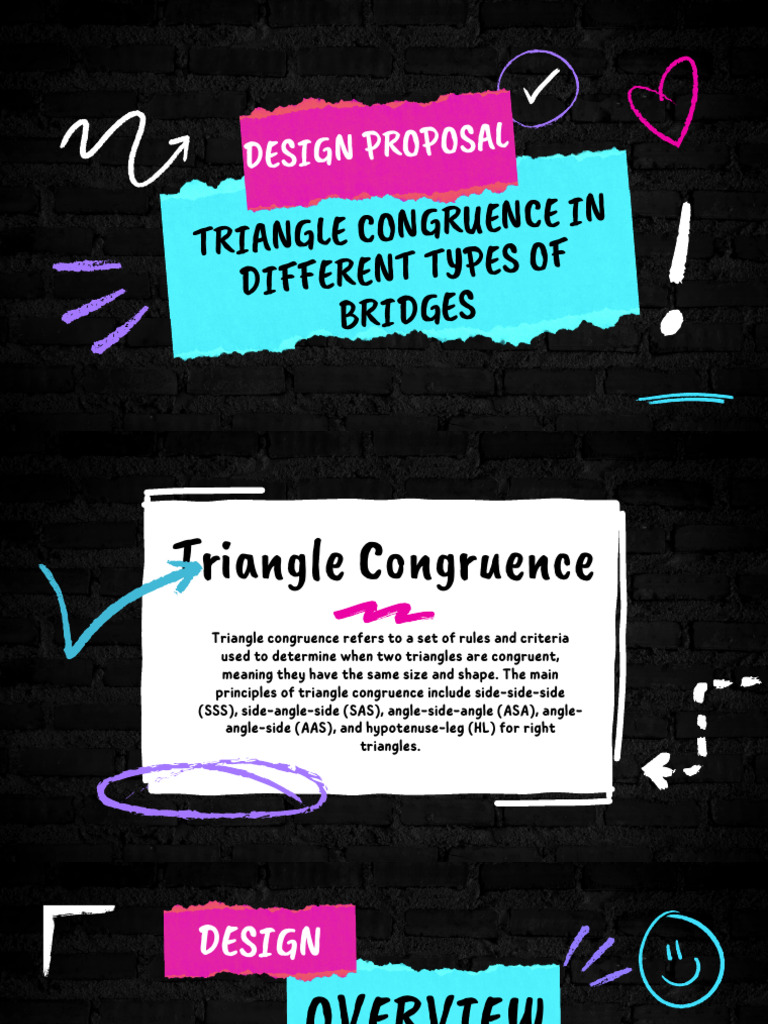 Bridge Design with Triangle Congruence | PDF | Geometry