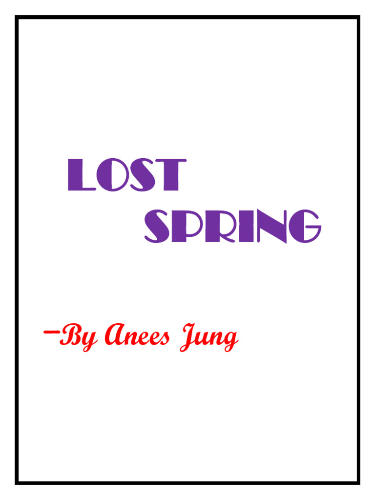 LOST SPRING | PDF