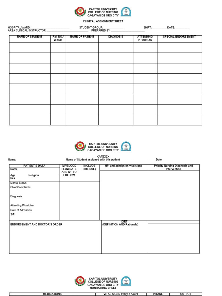 KARDEX week 3 | PDF | Leadership | Medical Diagnosis