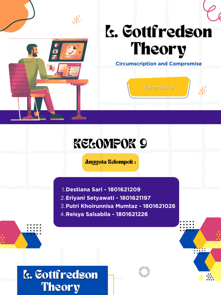 Kelompok 9 - Linda Gottfredson Theory | PDF